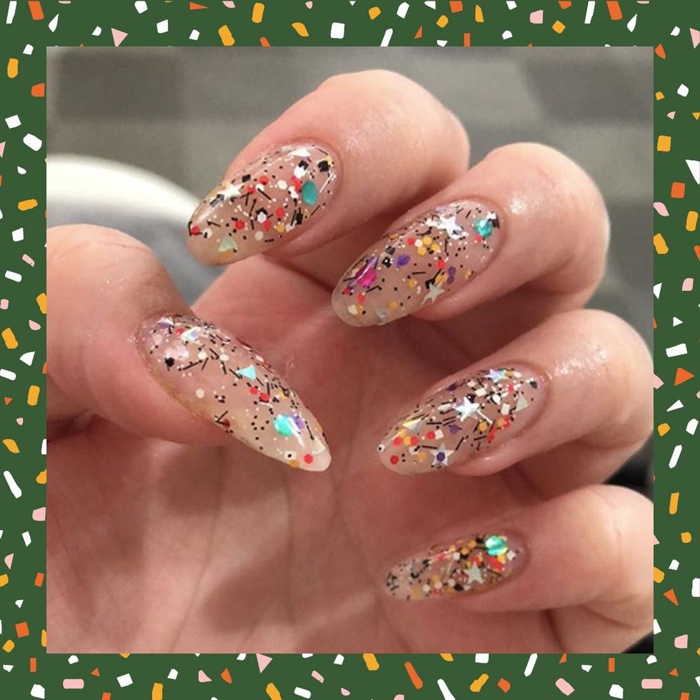 11 Confetti-Inspired Nail Art Designs to Rock on New Year’s Eve - Brit + Co