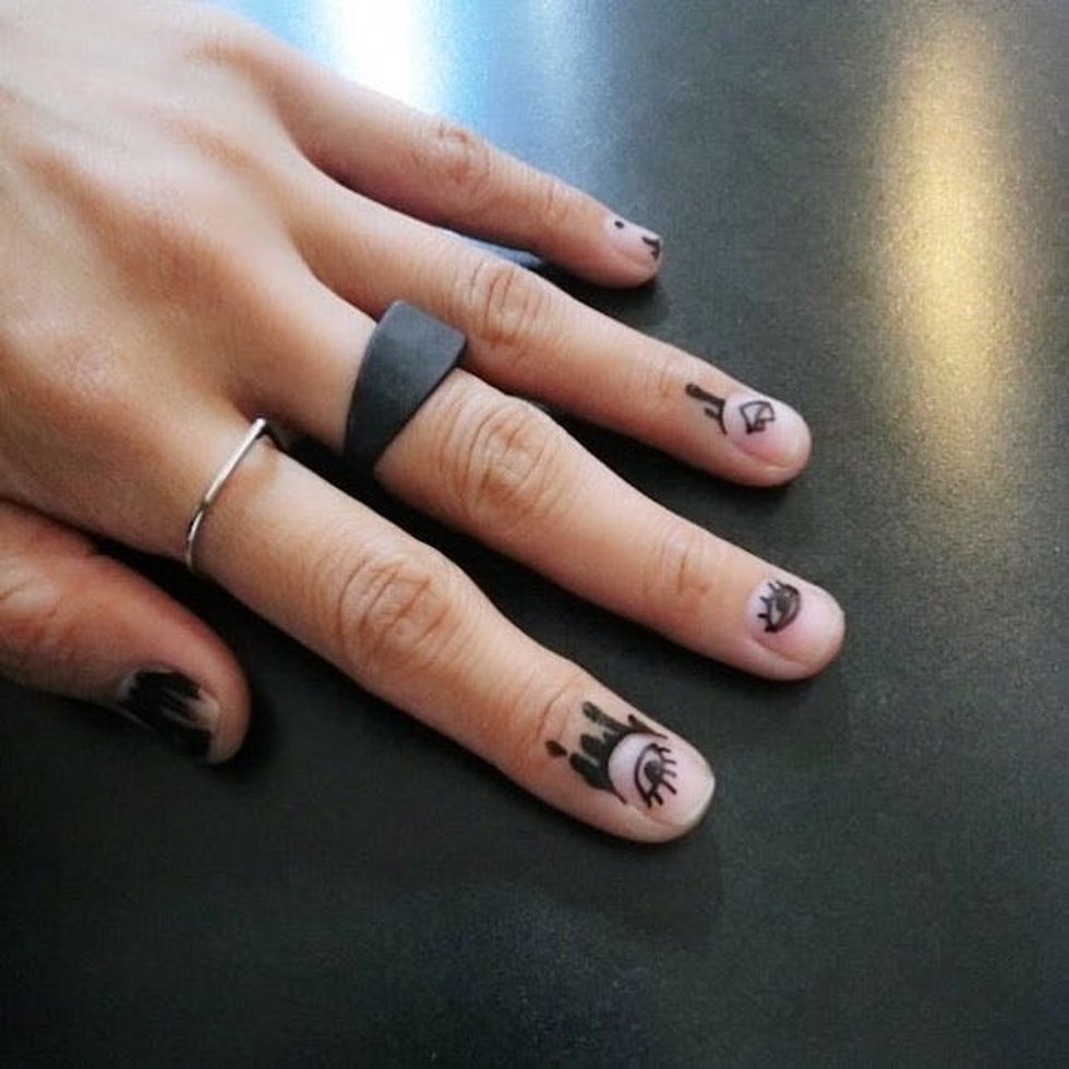 11 Tattoo-Inspired Nail Art Ideas We’re Loving - Brit + Co