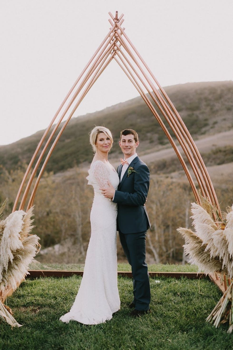 Modern Bohemian Wedding? Elevate with Triangle Arches! - Brit + Co