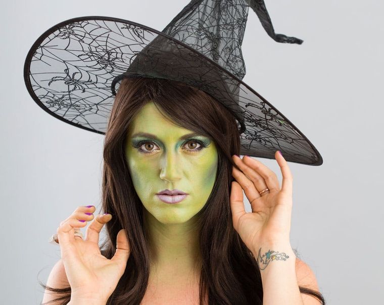 Wicked Witch Face Paint