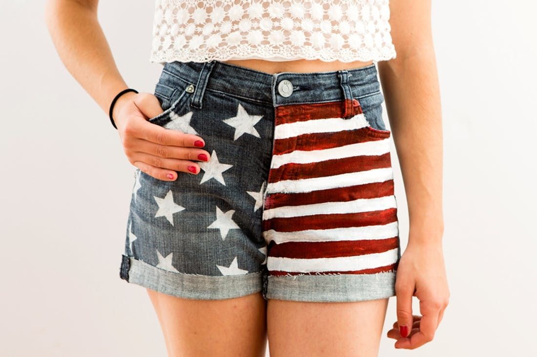 Diy Ombre Shorts Tutorial
