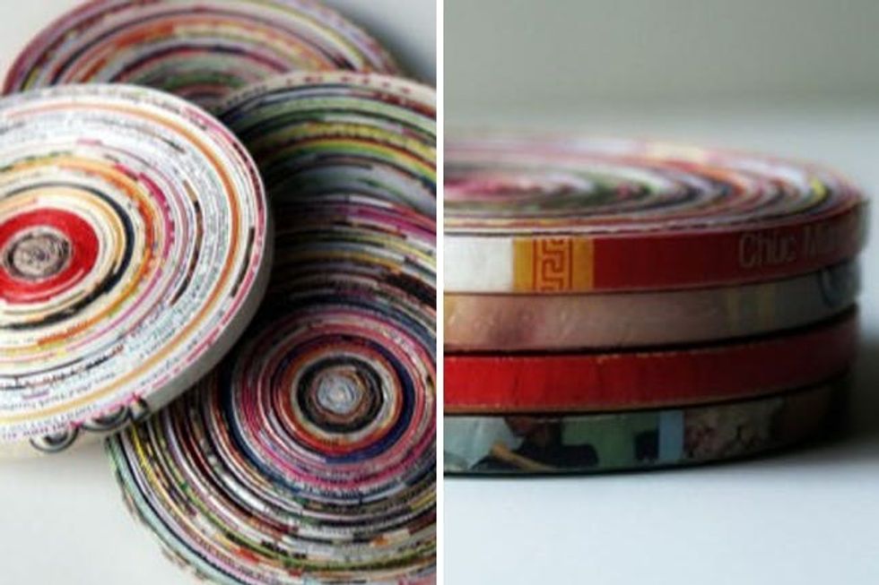 15 Simple DIYs to Repurpose Those Old Stacks of Magazines - Brit + Co