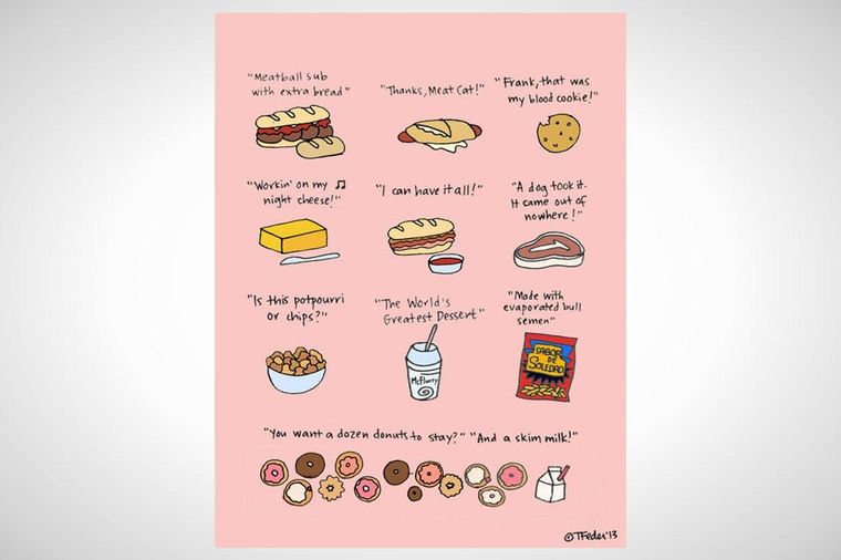 Liz Lemon Food Poster