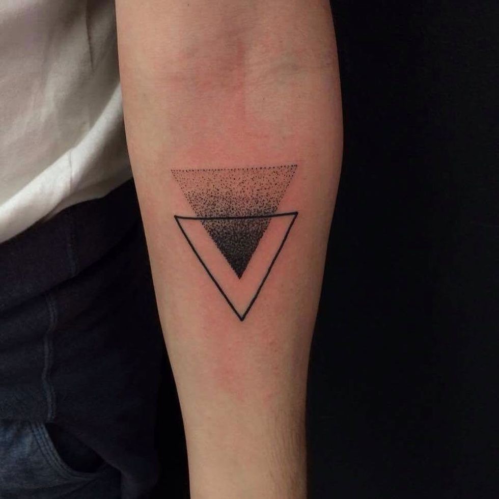 9 Geometric Tattoos Minimalist Gals Will Love - Brit + Co