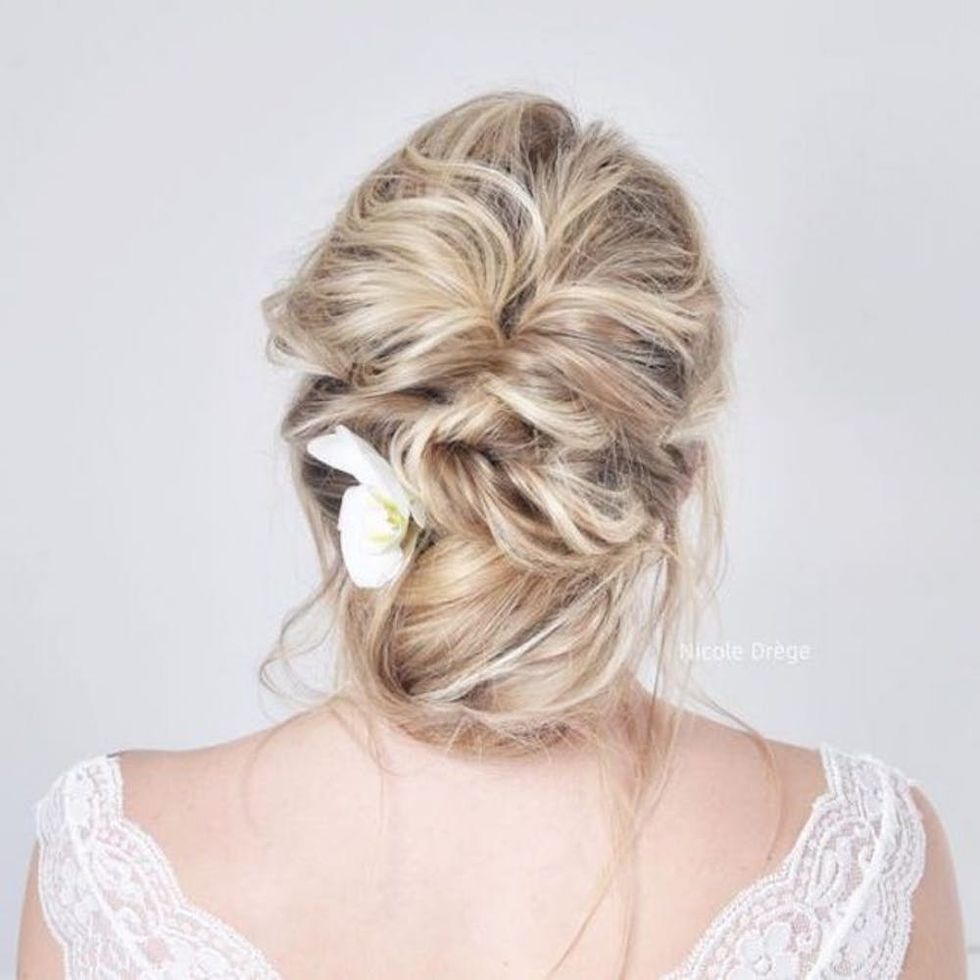 33 Bridal Bun Hairstyle Ideas for Your Wedding Day - Brit + Co