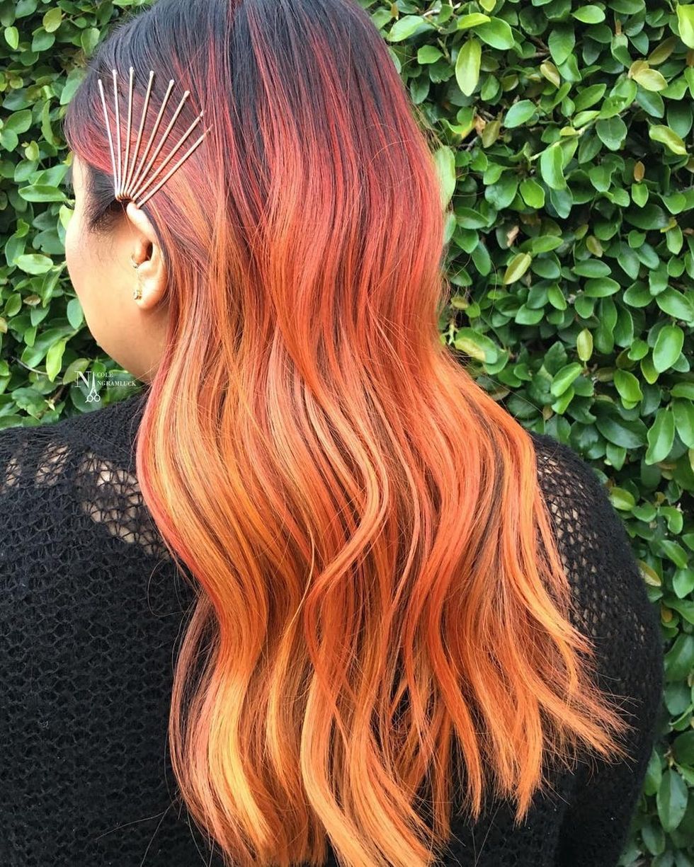13 Vibrant Hair Colors Inspired by Fall Foliage - Brit + Co