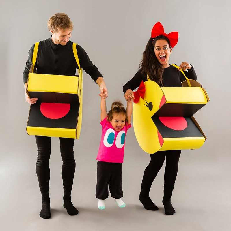 Hand Made Pac Man Costumes Quick Pacman Costume | DIY'ed And True