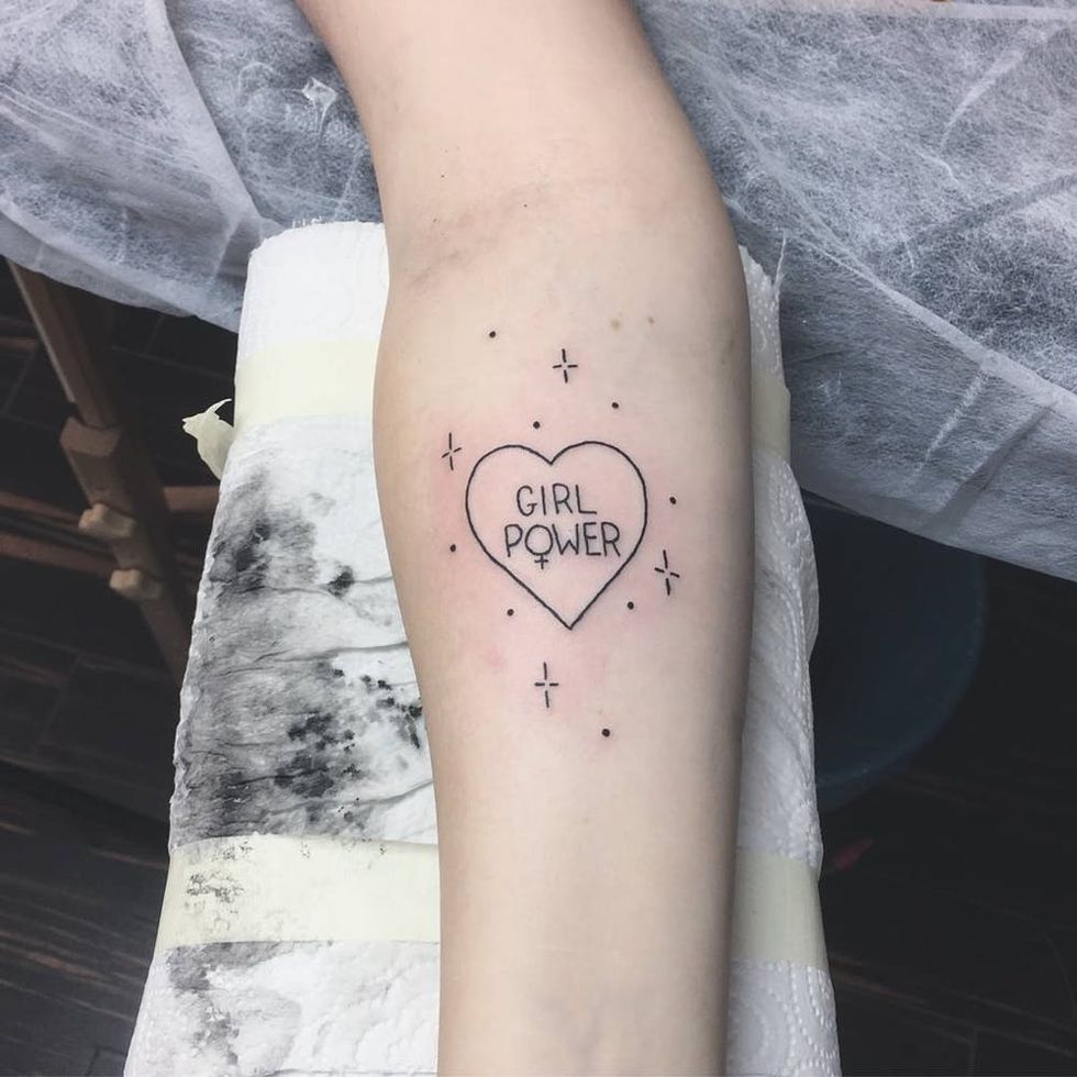 12 Feminist Tattoos That Celebrate Lady Power - Brit + Co