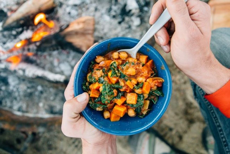 9 Plant-Based Campfire Recipes for Meatless Monday - Brit + Co