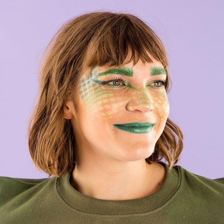 Easy Dinosaur Makeup | Saubhaya Makeup