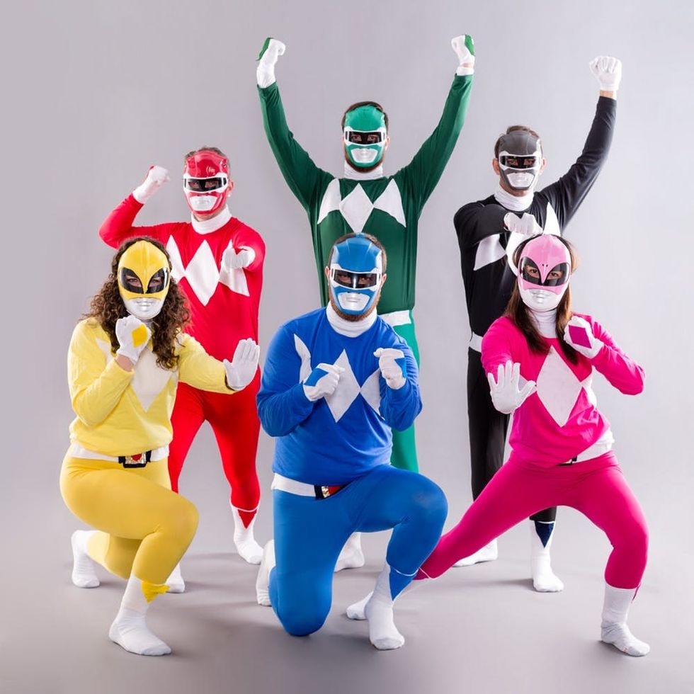 Grab Your Squad and DIY This Classic ’90s Power Rangers Costume - Brit + Co