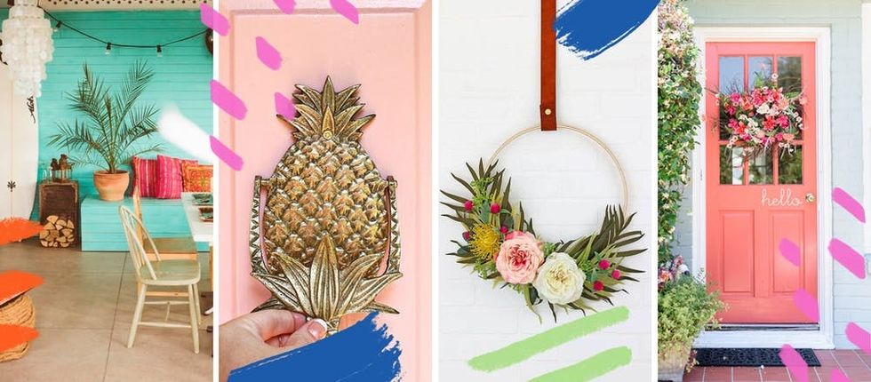 24 Door Decor Ideas to Rock This Summer - Brit + Co