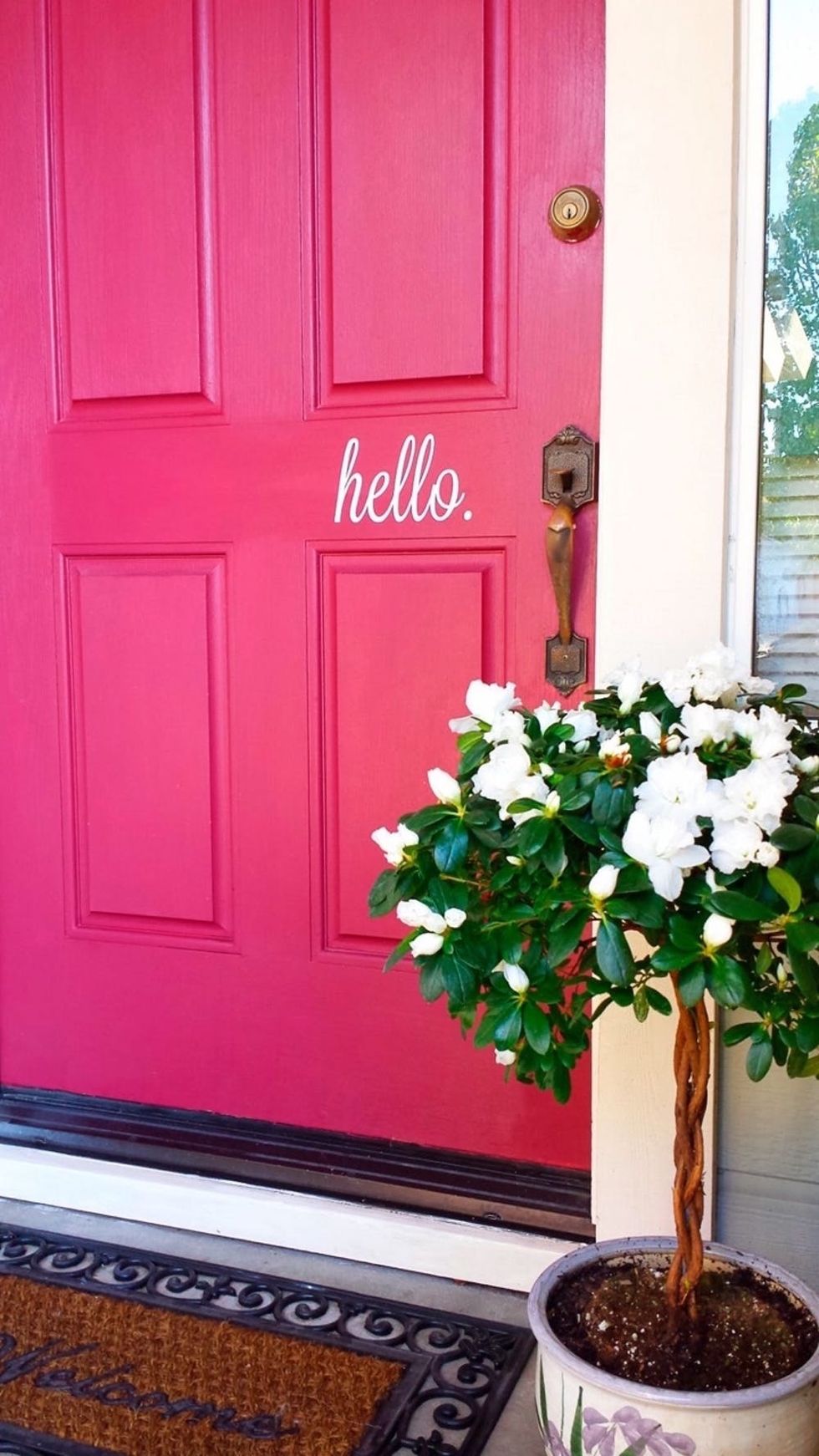 24 Door Decor Ideas to Rock This Summer - Brit + Co