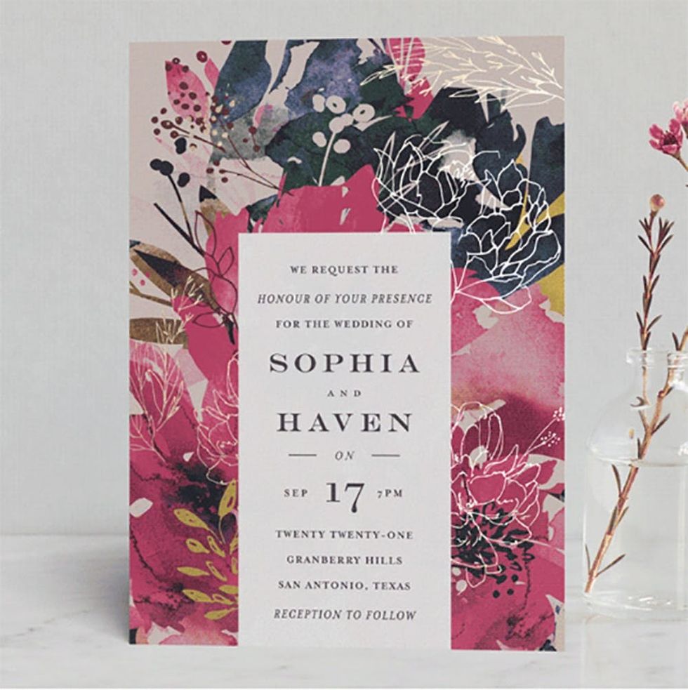 13 Wedding Invitations to Feed Your Spring Fever - Brit + Co