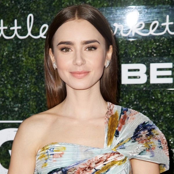 Lily Collins Eyebrows Before And After