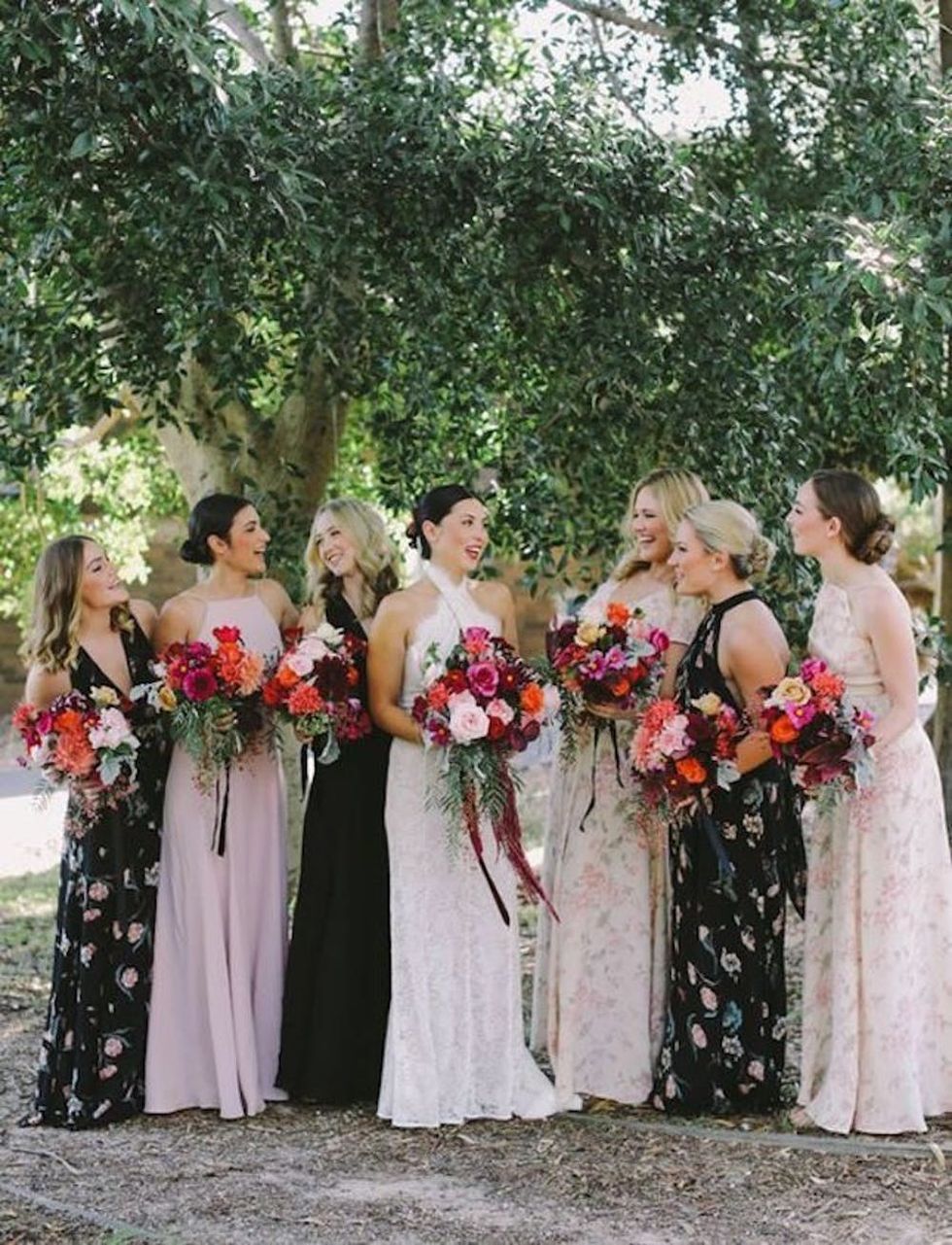 The Best Patterned Bridesmaid Dress Inspo on Pinterest - Brit + Co