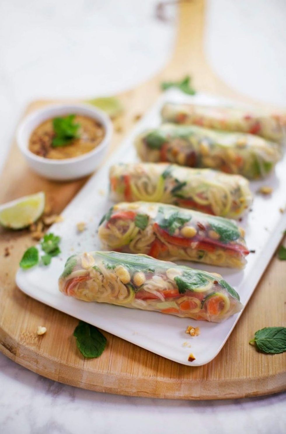 13 Vibrant Spring Roll Recipes for Meatless Monday - Brit + Co