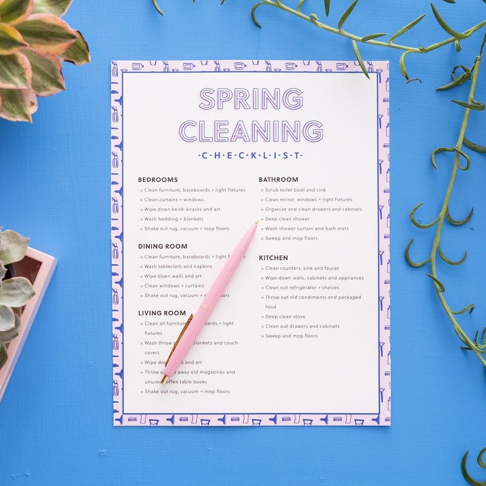 Ultimate Free Spring Cleaning Checklist! - Brit + Co