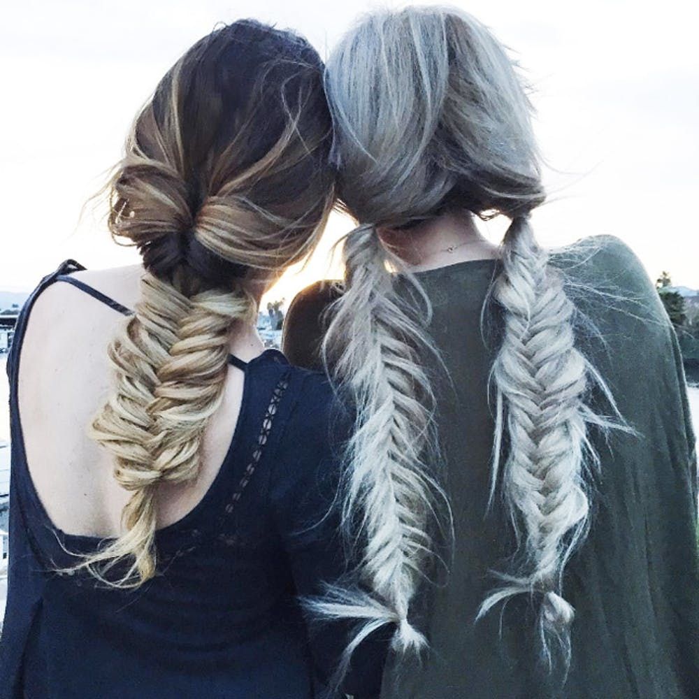 Mermaid French Braid