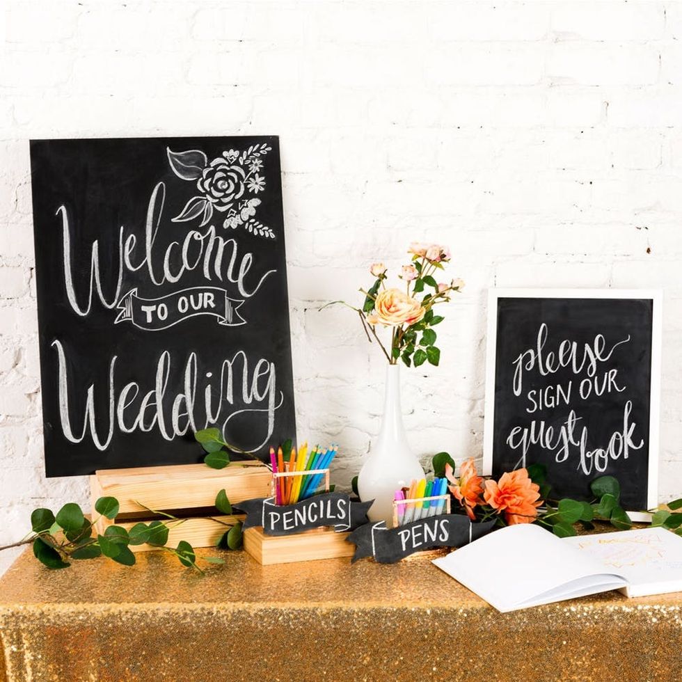 Chalkboard Wedding Art