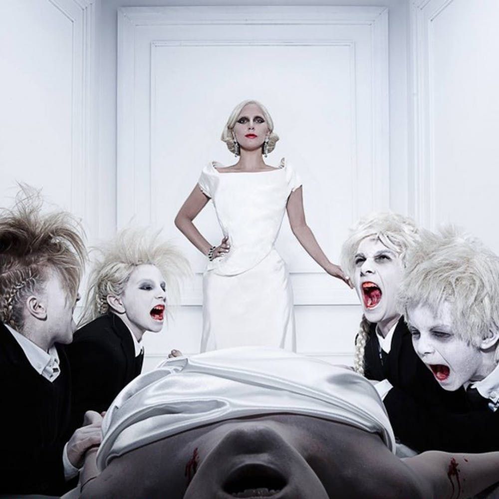 American Horror Story Hotel Baby Lady Gaga Sent 'American Horror