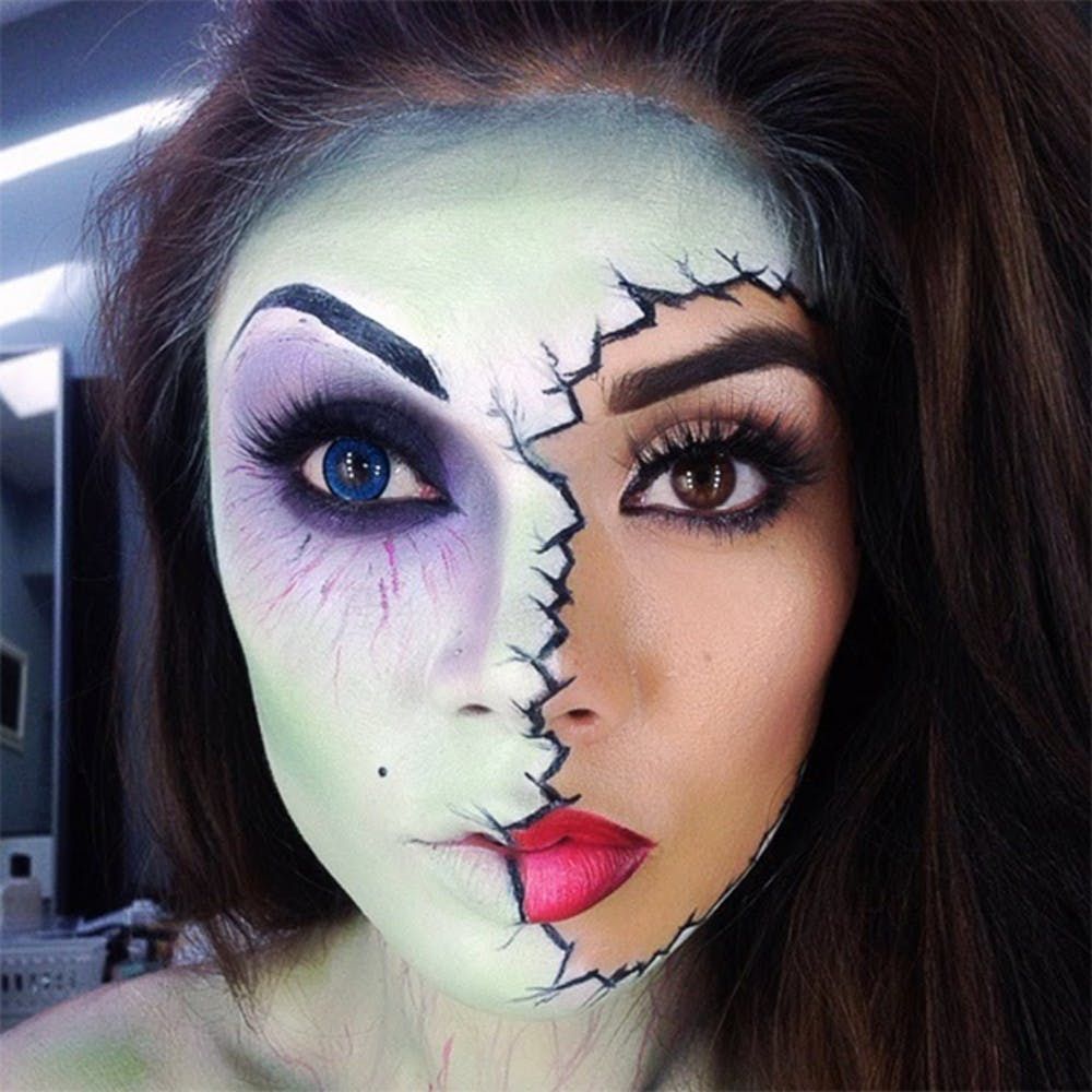 Scary Face Makeup Tutorial