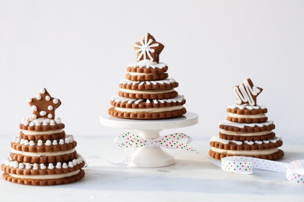 Make This 3D Gingerbread Cookie Trees Recipe for the Holidays - Brit + Co