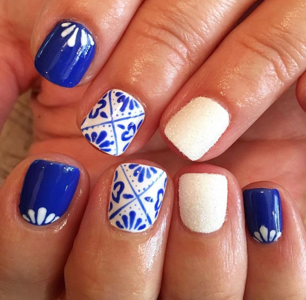 Master Tiled Nail Art: DIY Tips to Obsess Over! - Brit + Co