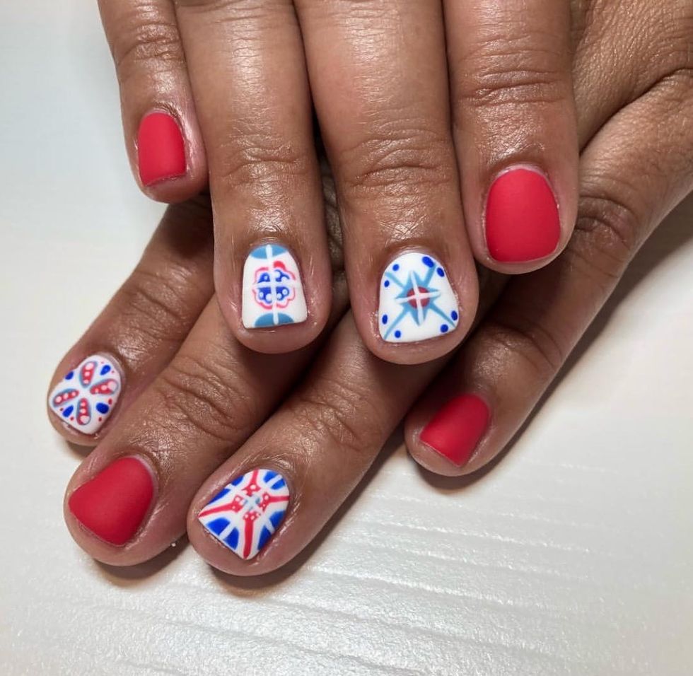 Master Tiled Nail Art: DIY Tips to Obsess Over! - Brit + Co