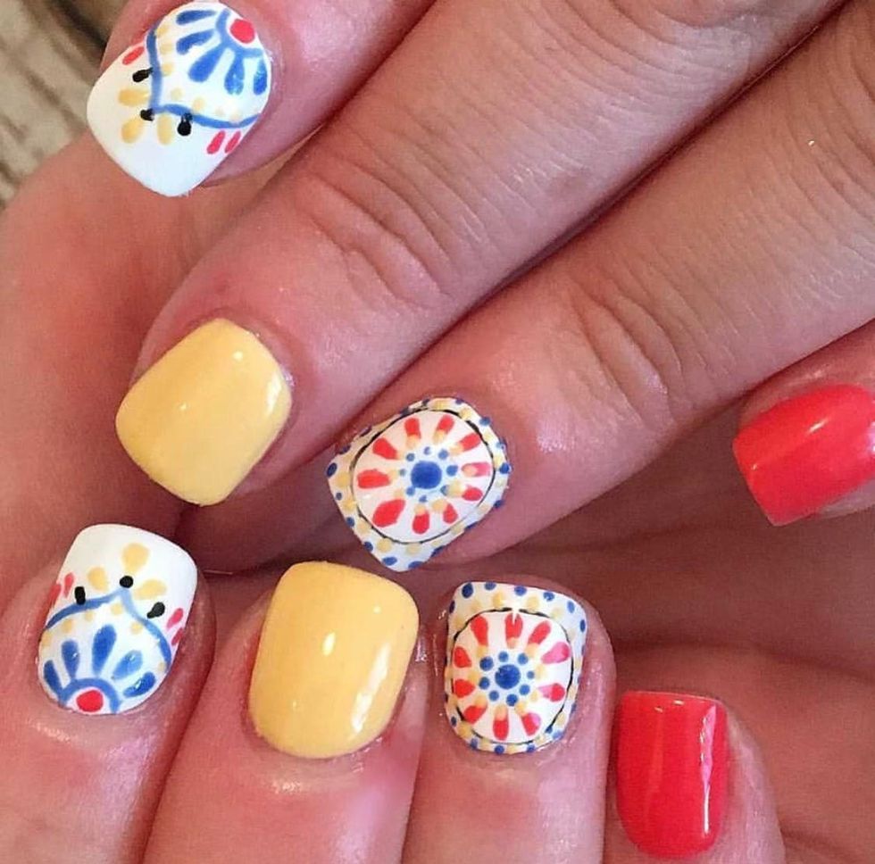 Master Tiled Nail Art: DIY Tips to Obsess Over! - Brit + Co