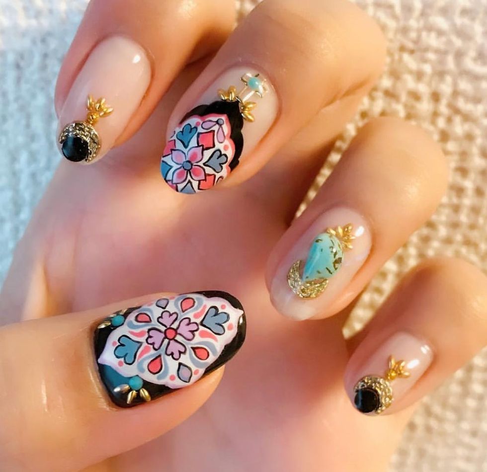 Master Tiled Nail Art: DIY Tips to Obsess Over! - Brit + Co