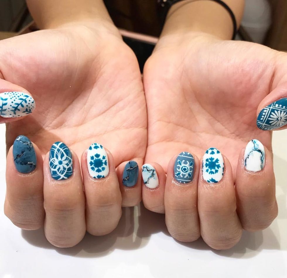 Master Tiled Nail Art: DIY Tips to Obsess Over! - Brit + Co