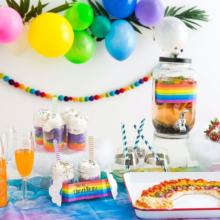 Rainbow Party Ideas For Adults