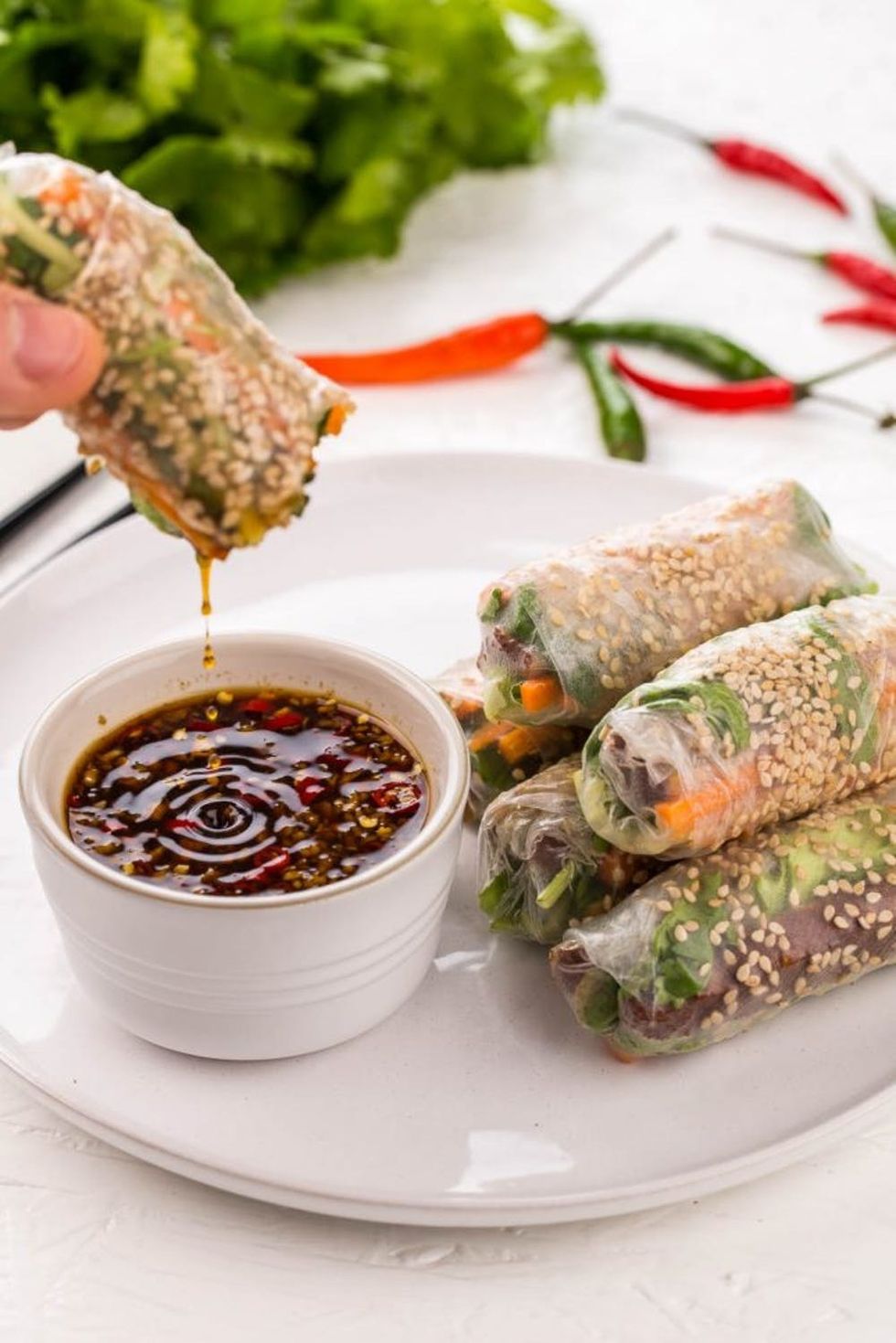13 Vibrant Spring Roll Recipes for Meatless Monday - Brit + Co