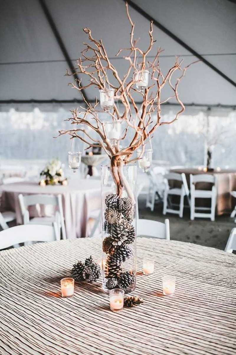 Aspen Tree Wedding Centerpieces