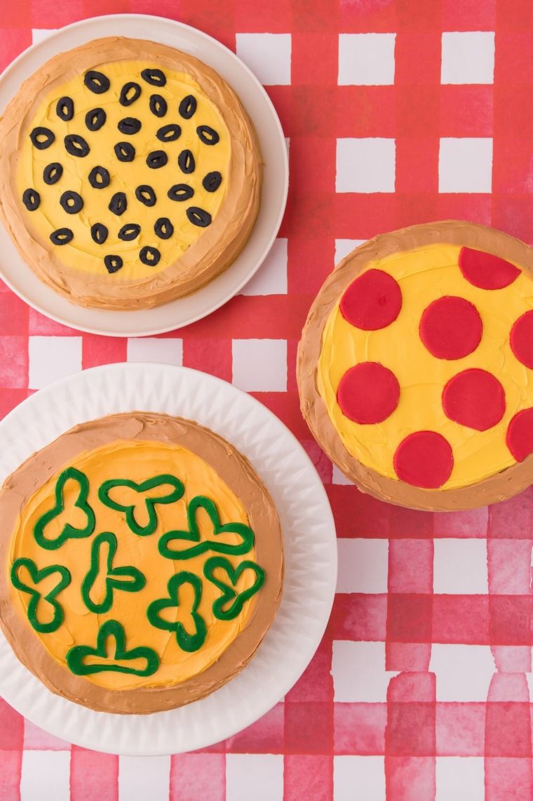 Pepperoni Pizza Cake