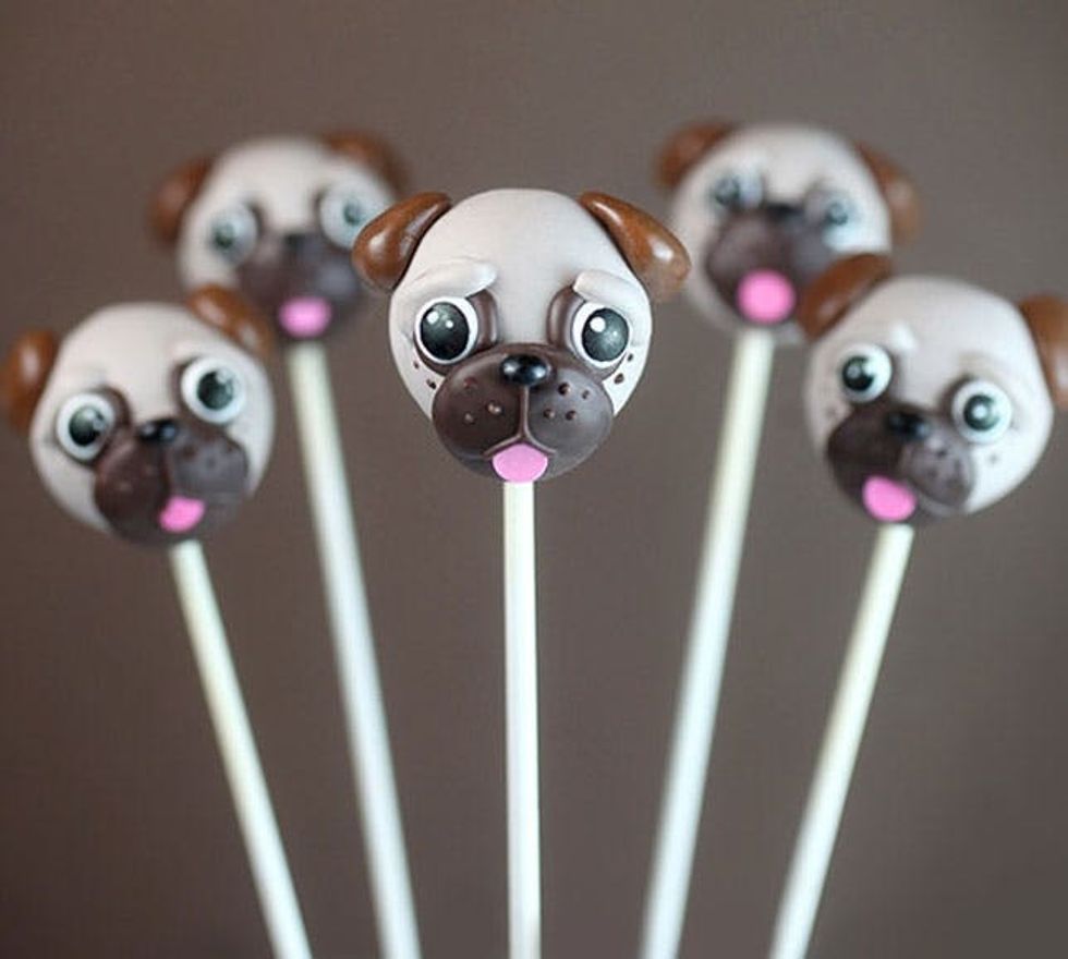 You Need to Make These Peanut Butter Pug Cake Pops ASAP - Brit + Co