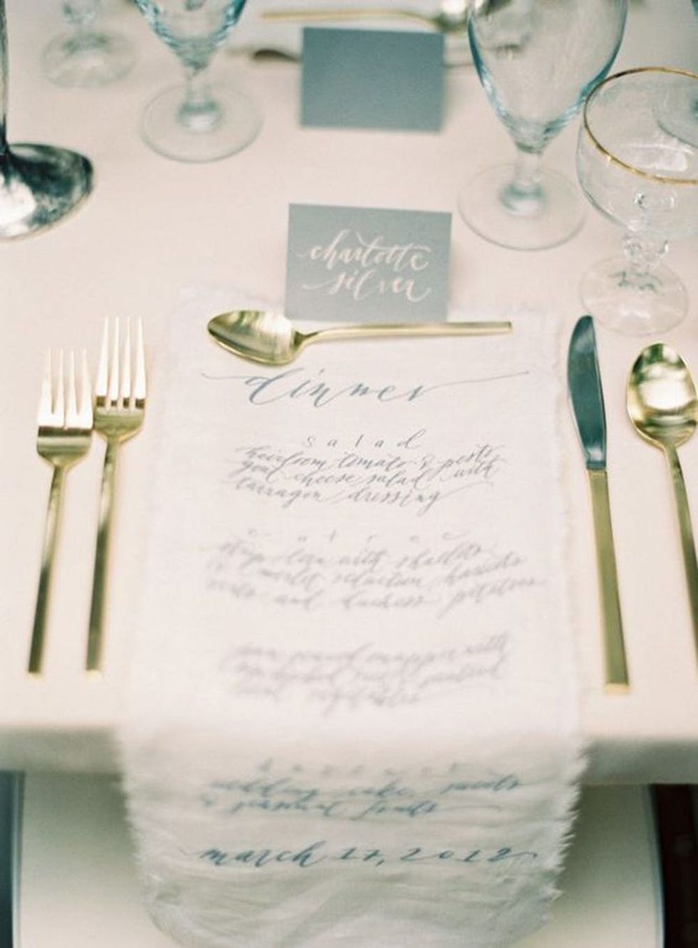 20 Modern Wedding Menu Ideas That Are Totally Unique - Brit + Co