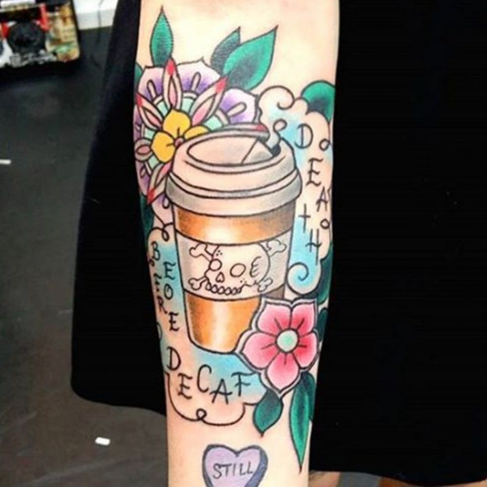 10 Stunning Coffee Tattoos: Ultimate Caffeine Tribute! - Brit + Co