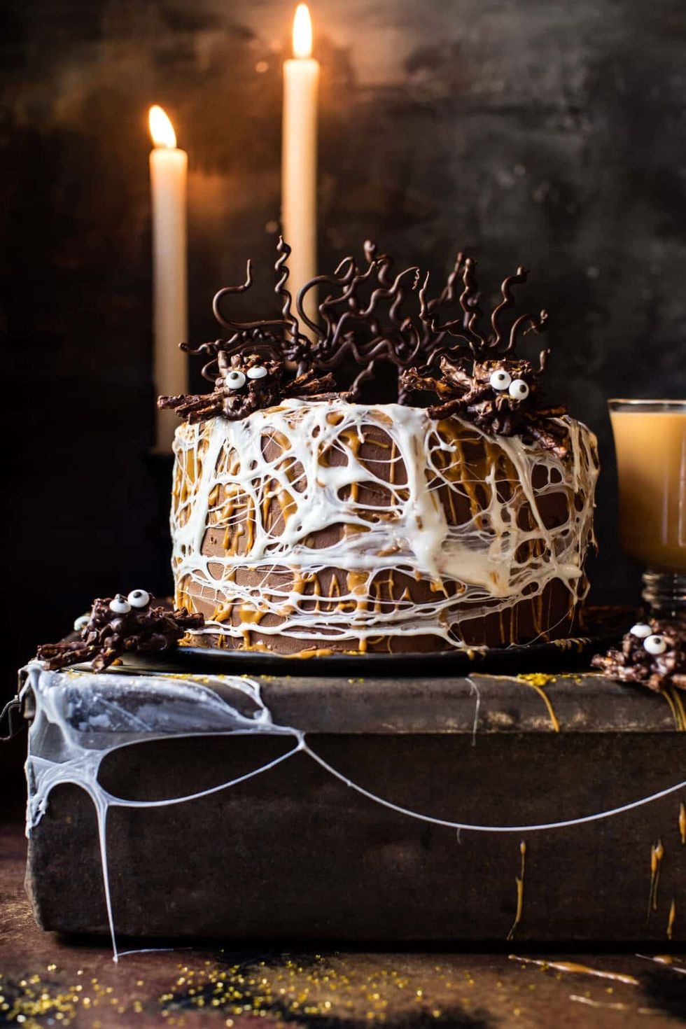 25 Scary-Sweet Halloween Cake Ideas - Brit + Co - Brit + Co