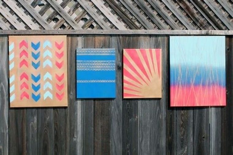 Easy Spray Paint Art Ideas