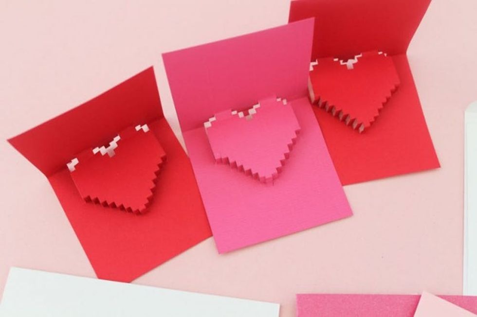 15 3D DIY Valentine’s Day Cards That Will Make Cupid Jealous - Brit + Co