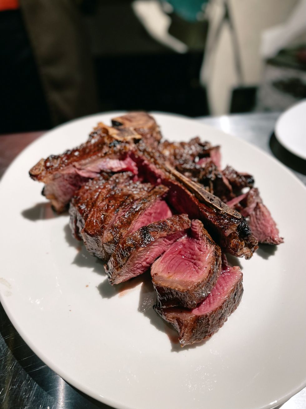 Medium Rare T Bone Steak