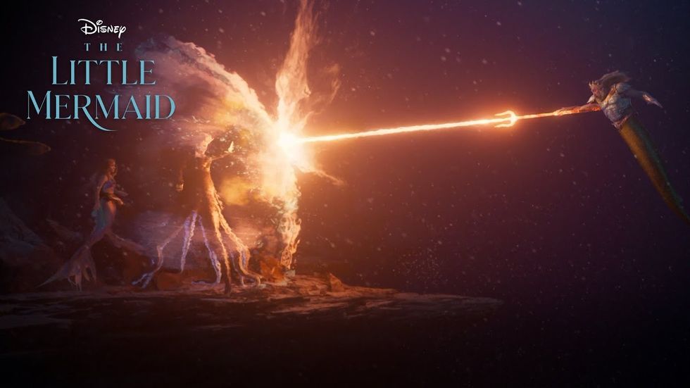 The Little Mermaid Battle Scene