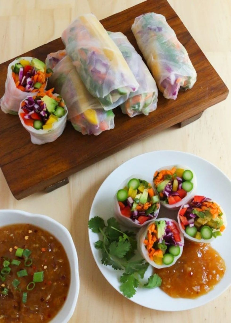 13 Vibrant Spring Roll Recipes for Meatless Monday - Brit + Co