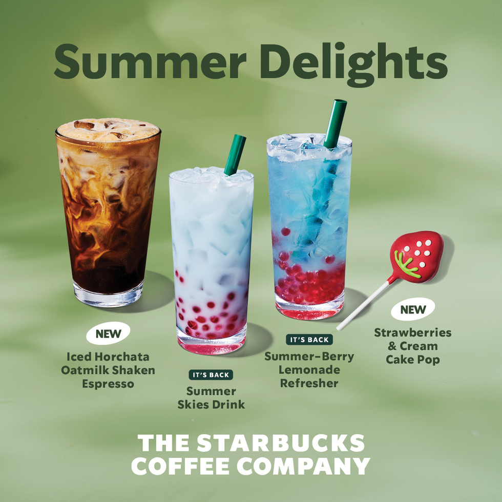 Starbucks' Summer Menu Just Dropped – See New Items Here! - Brit + Co